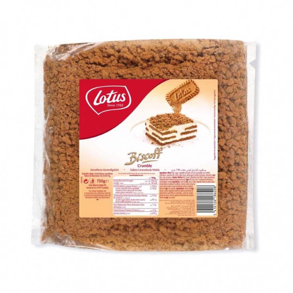 Lotus Biscoff Crumbles 750g – Pastry Mart Singapore